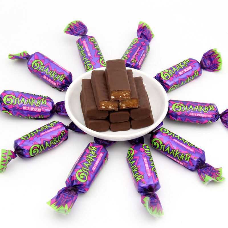 熱賣款 kdv俄罗斯紫皮糖正品进口kpokaht巧克力500g原装糖果散装喜糖零食 | 蝦皮購物