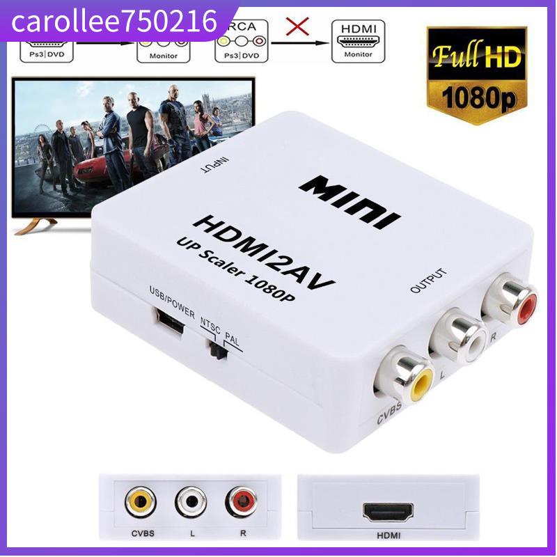 Hot Sale HDMI To RCA AV/CVBS Adapter HD 1080P Mini HDMI2AV V | 蝦皮購物