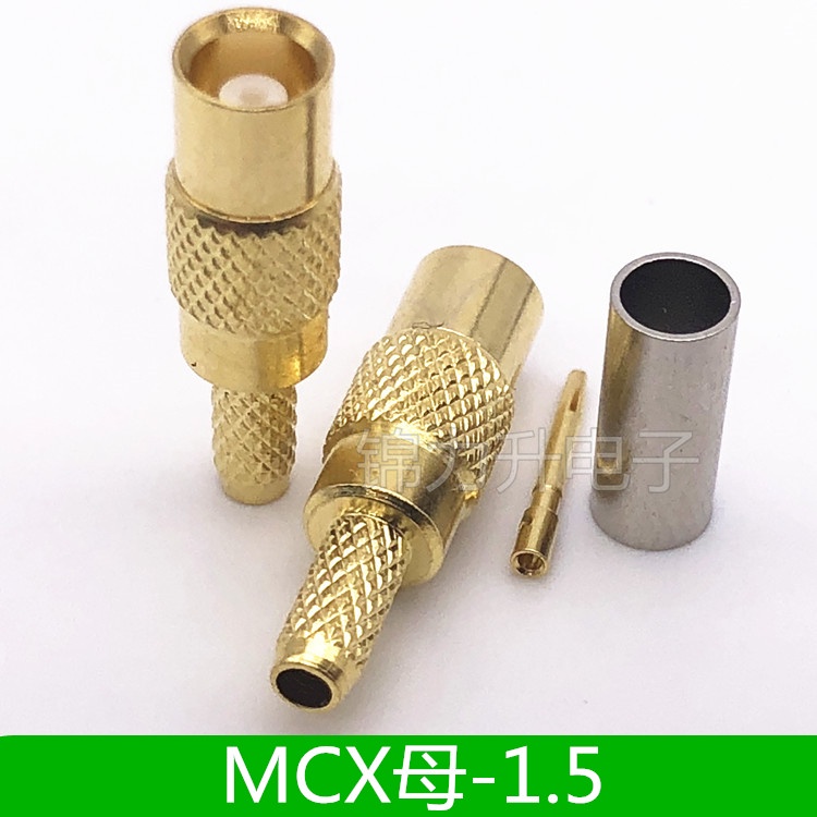 -linchaijen-MCX公頭接頭MCX母頭MCX-J-1.5彎頭直頭射頻連接器連接頭彎公RG316-linchai | 蝦皮購物