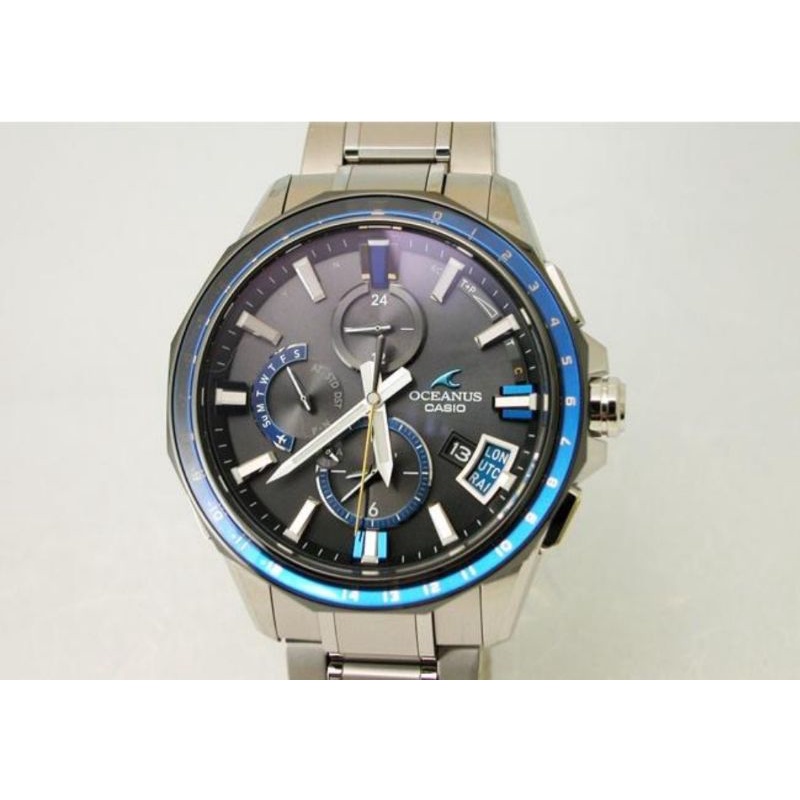 全新日本製CASIO OCEANUS GPS藍芽六局電波計時錶OCW-G2000G-1A G2000-1A | 蝦皮購物
