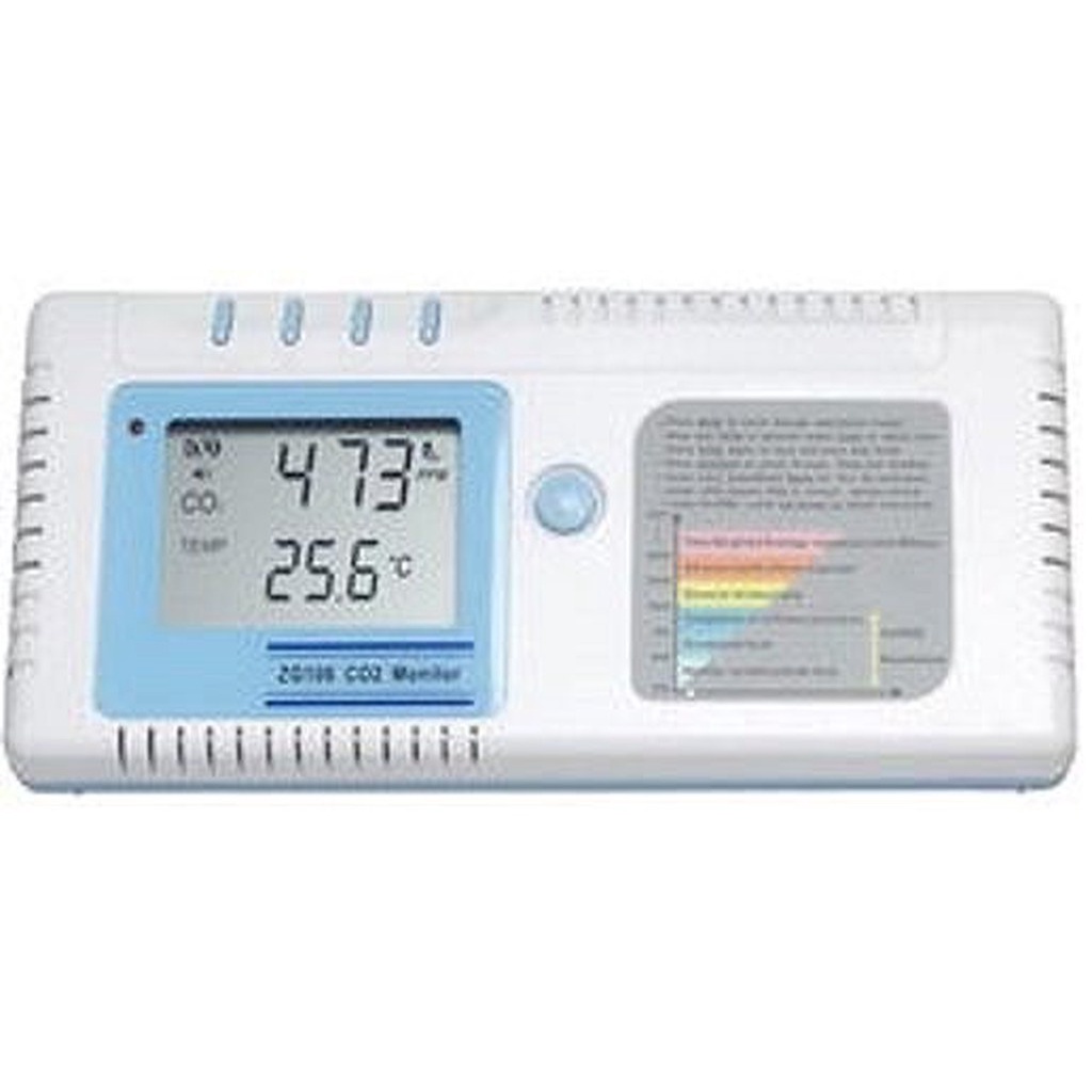 CO2濃度監測 環境溫度量測 ZG-106 二氧化碳及溫度監測儀空氣品質監測儀 | 蝦皮購物