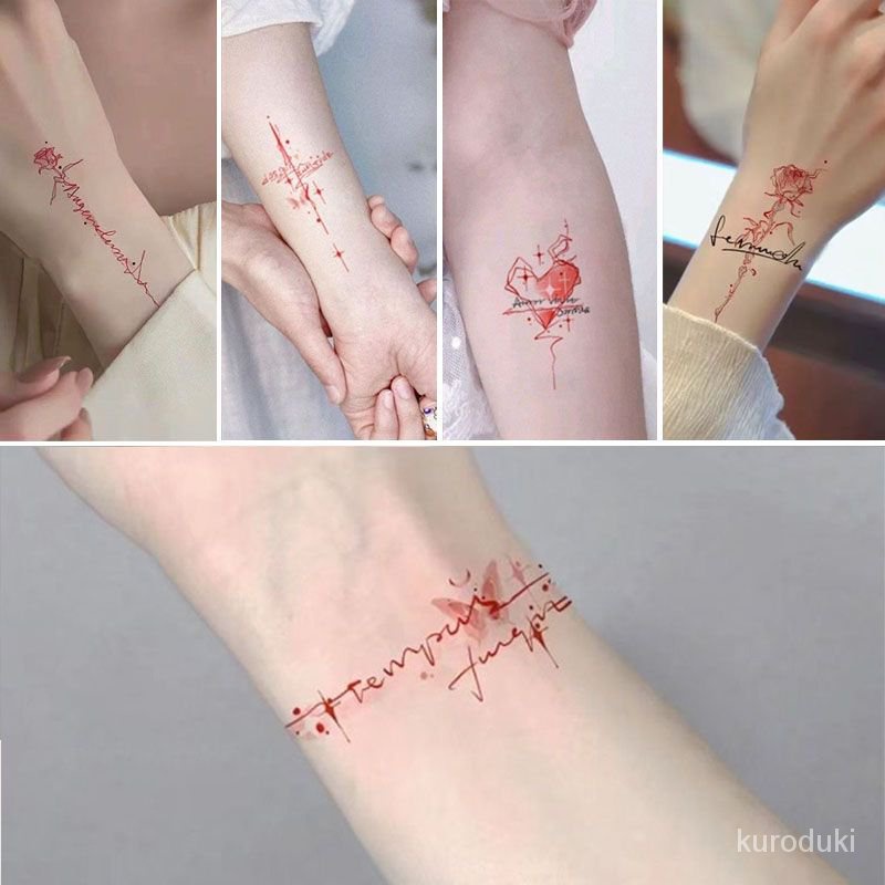 【優先好物】拉丁語穿越逆境紋身貼小紅書衕款抵繁星防水持久高級感ins風紋身jioyh Z8HZ | 蝦皮購物