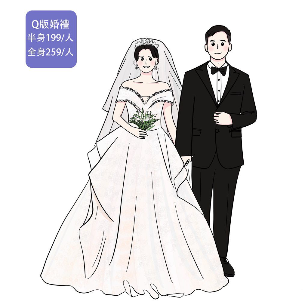 Q版卡通頭像 人物合併繪畫 電子圖片 非實物 設計費 似顏繪 繪圖費 手繪圖 背景 漫畫頭像 情侶插畫 設計真人照片 | 蝦皮購物