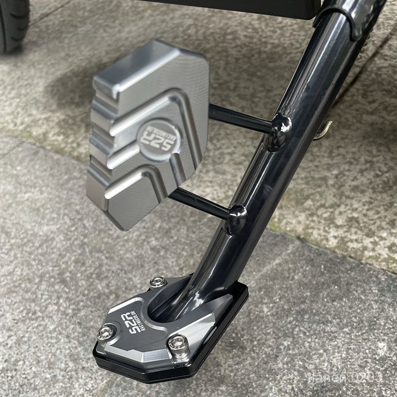 台灣出貨 適用鈴木UU/UY/UE125 踏闆車改裝鋁閤金邊撐腳撐加大墊中撐墊配件 | 蝦皮購物