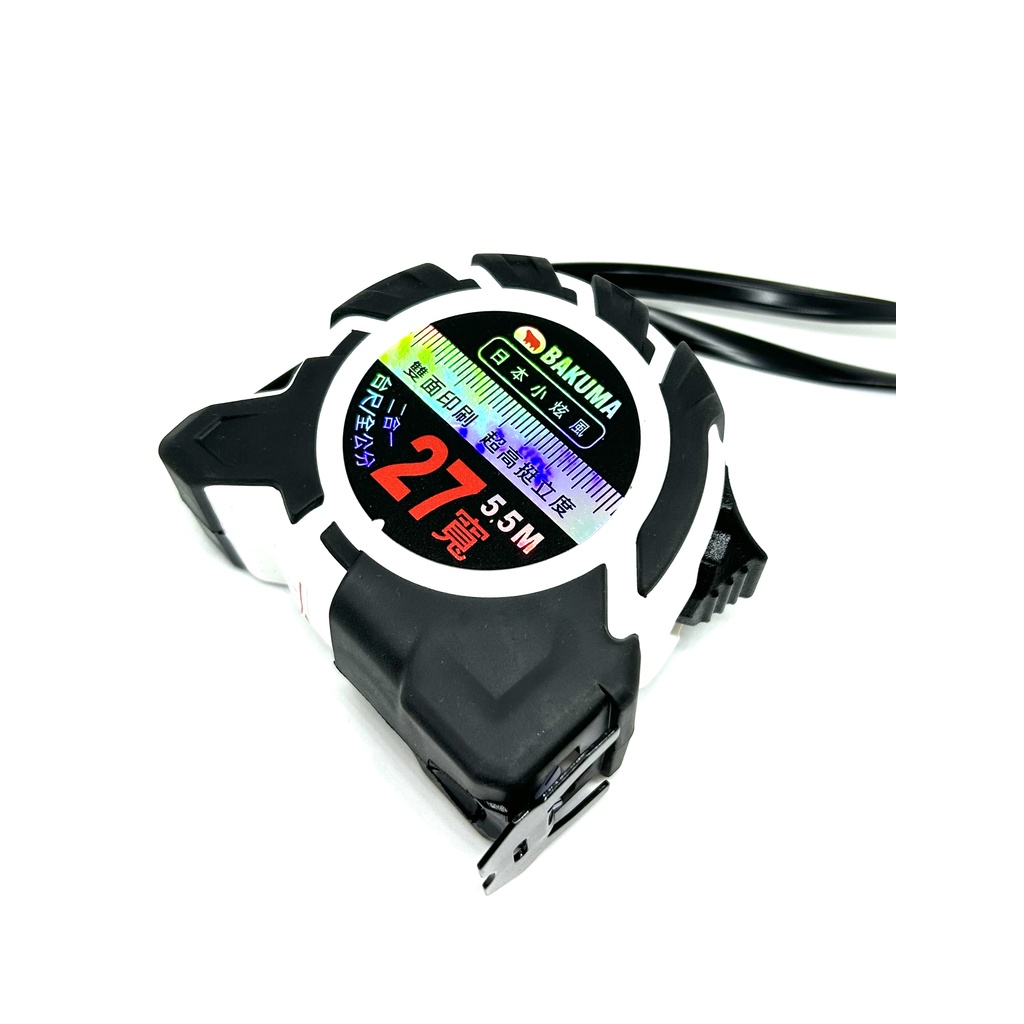BAKUMA熊牌 日本小旋風 5.5M 寬27mm 雙面捲尺 台尺/全公分/文公 二合一測量卷尺 | 蝦皮購物