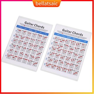 6 String Guitar Chords Poster Sticker Chord Chart Reference | 蝦皮購物