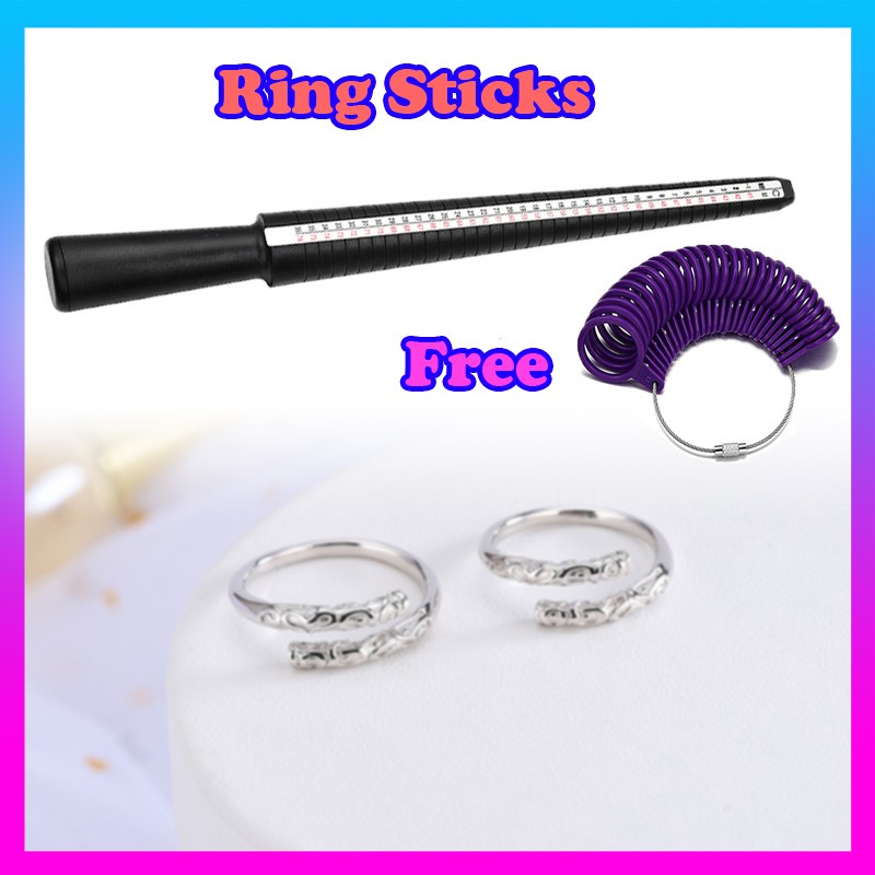 Ring Sizer Mandrel Stick Finger Gauge Ring Sizer Measuring G | 蝦皮購物