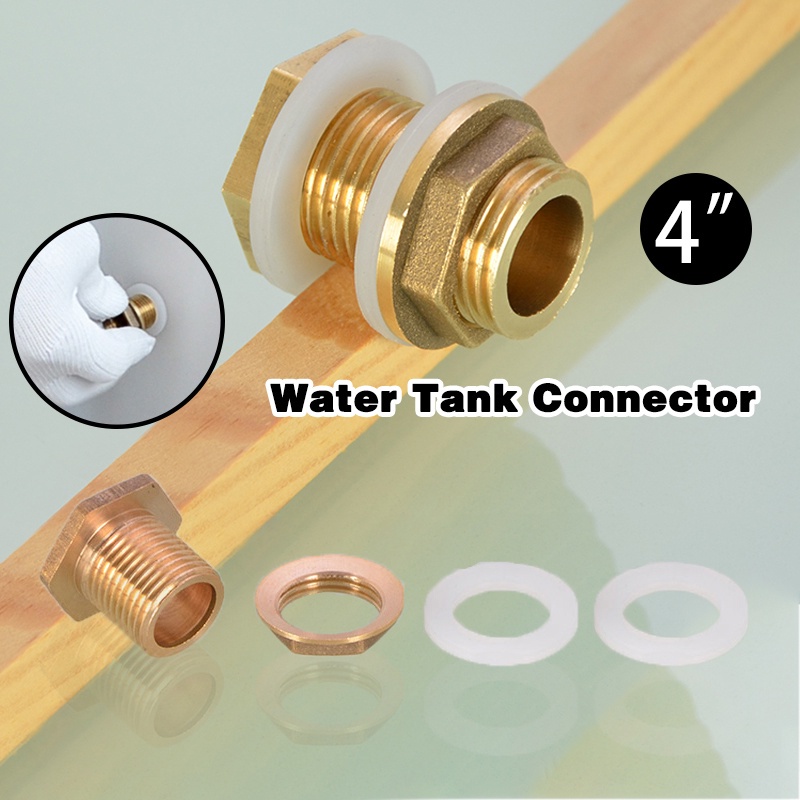 Water Tank Connector Fittings Solid Brass Water Tank Adapter | 蝦皮購物