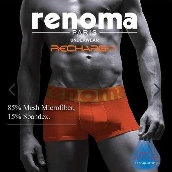 法國renoma RECHARGE sport trunks超細纖維運動型平口褲2件組/合身褲（現貨+免運費） | 蝦皮購物