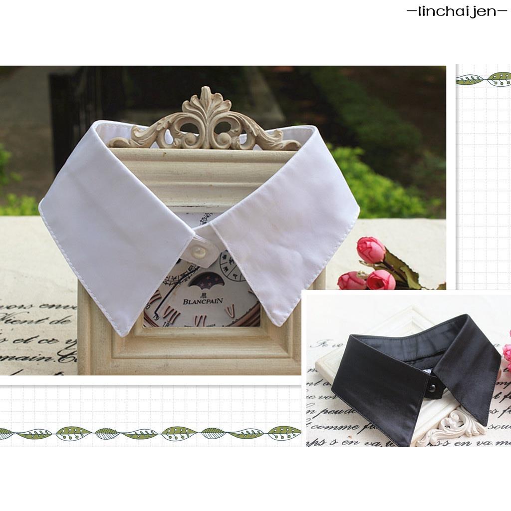 -linchaijen-韓國女生假領片 時尚脖子領假領子無袖襯衫小尖領 翻領 假領子 假衣領 西裝襯衣假領片 | 蝦皮購物