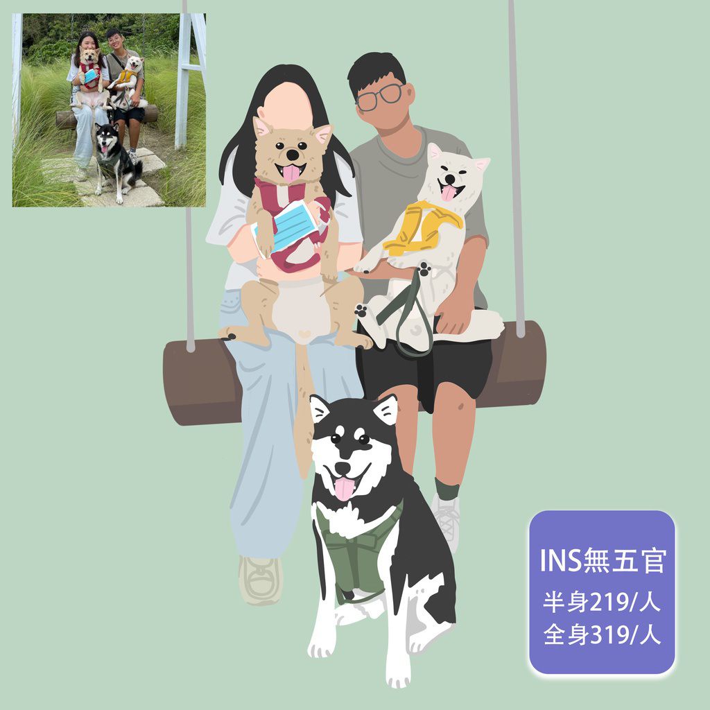 Q版卡通頭像 人物合併繪畫 電子圖片 非實物 設計費 似顏繪 繪圖費 手繪圖 背景 漫畫頭像 情侶插畫 設計真人照片 | 蝦皮購物