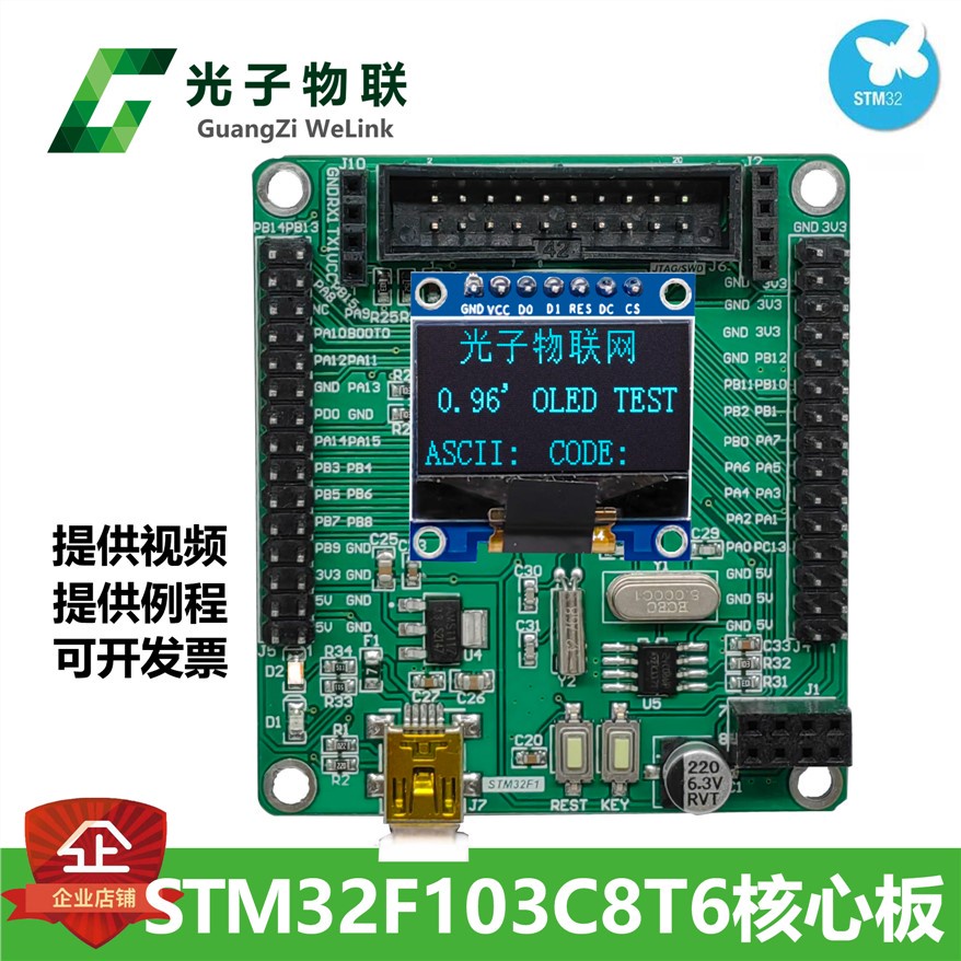 全新STM32F103C8T6開發板STM32F1學習板核心板評估板 | 蝦皮購物