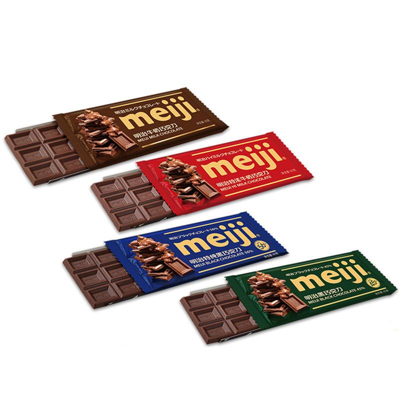 【99免運】Meiji明治巧克力排塊巧克力65g牛奶巧克力/網紅運動巧克力零食 | 蝦皮購物