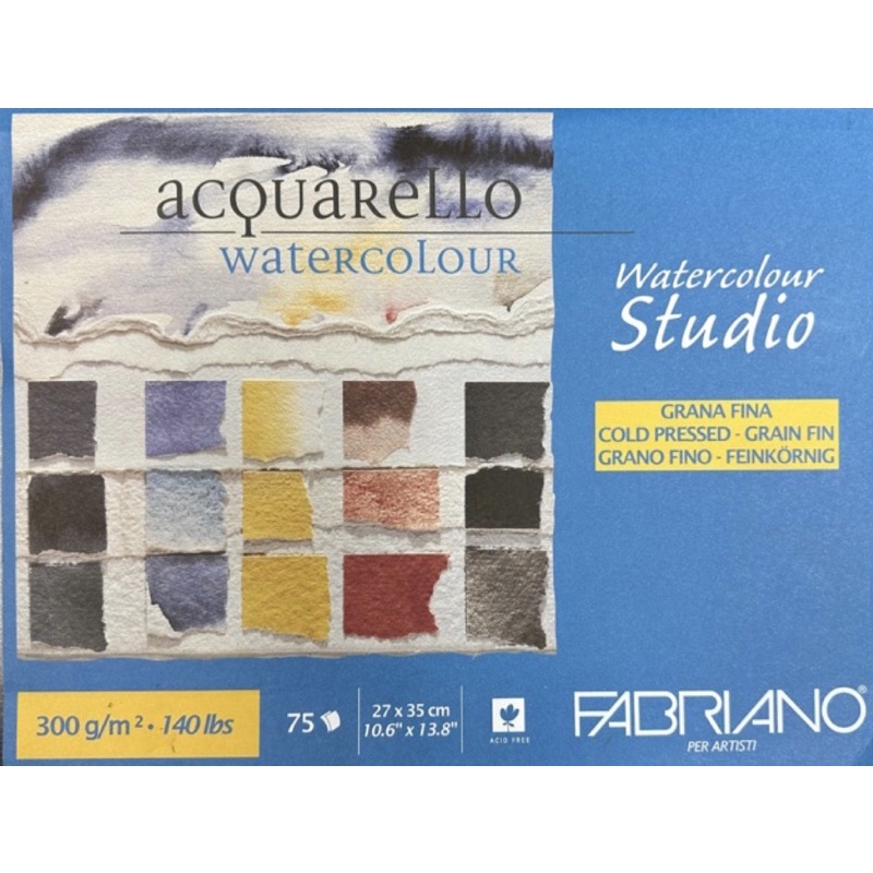 （快速出貨）〔義大利 Fabriano 法比亞諾〕Studio畫室水彩本 / 75張 | 蝦皮購物