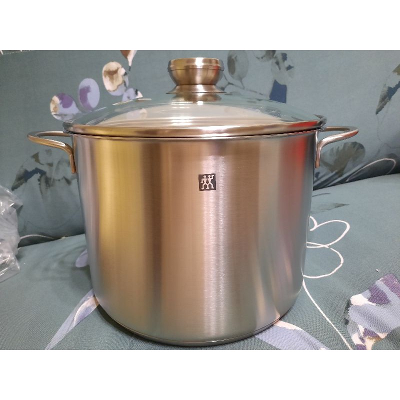 全新德國雙人牌CW－SP2301 24cm雙耳不鏽鋼深湯鍋18/10厚底節能保溫7.8L | 蝦皮購物