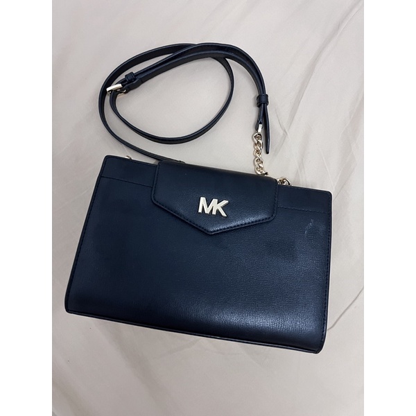 Michael Kors (MK) WOC鏈條包/風琴包 黑 | 蝦皮購物