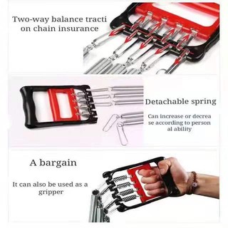 Chest Chest expander and gripper 5 spring muscle 2 in 1 / sp | 蝦皮購物
