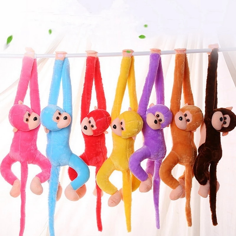 60cm Kids Cute Hanging Long Arm Monkey Stuffed Soft Toys/Mon | 蝦皮購物