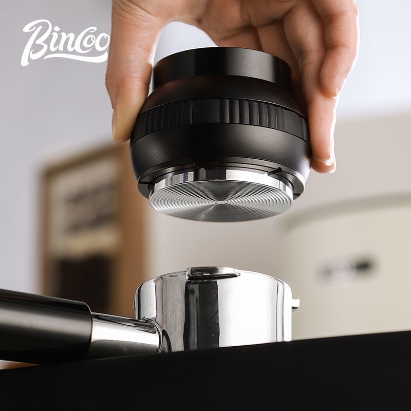 【快速出貨】Bincoo咖啡布粉器螺紋51/58mm不銹鋼壓粉錘意式咖啡吧臺壓粉套裝 | 蝦皮購物