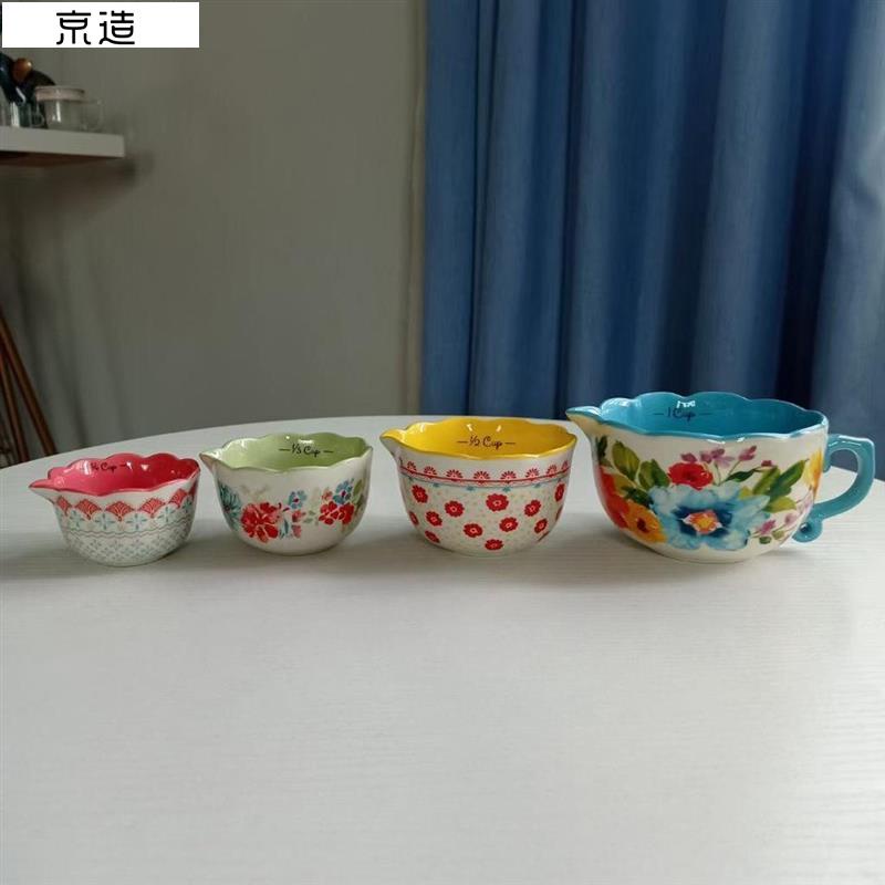 【YO】（nua）美單先鋒The pi*neer woman女人1\/4cup量杯4件套烘焙工具套裝 | 蝦皮購物