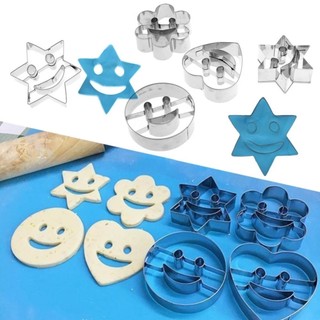 4pcs/set Mini Emoji Smiley Face Cookie Cutter Pastry Molds S | 蝦皮購物