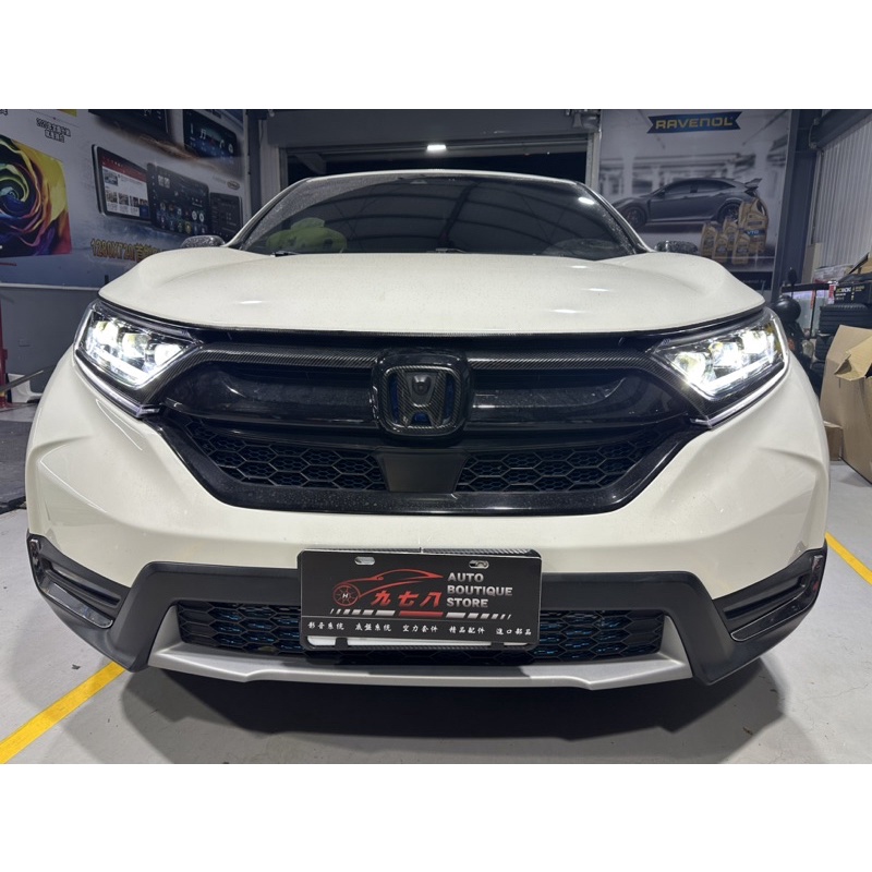 九七八汽車精品 本田 HONDA CRV5 CRV5.5代 燻黑六魚眼大燈總成 完整直上 無需修改 亮度保證！ | 蝦皮購物