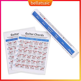 6 String Guitar Chords Poster Sticker Chord Chart Reference | 蝦皮購物