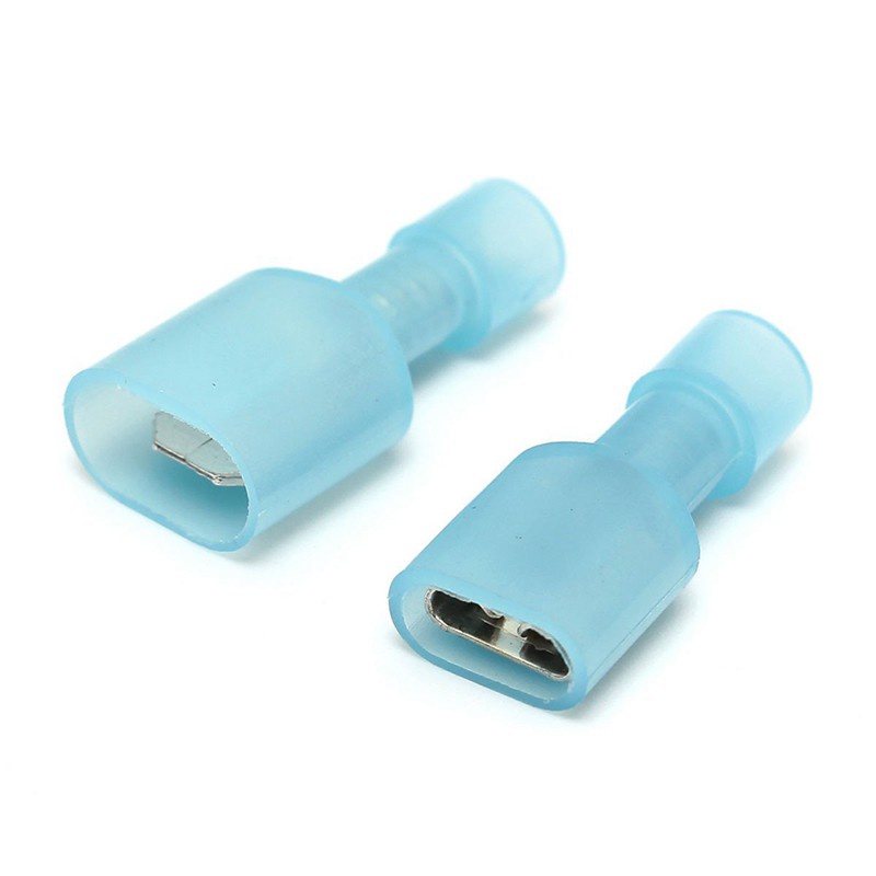 50pcs Female & Male Fully Insulated Wire Terminals Connector | 蝦皮購物