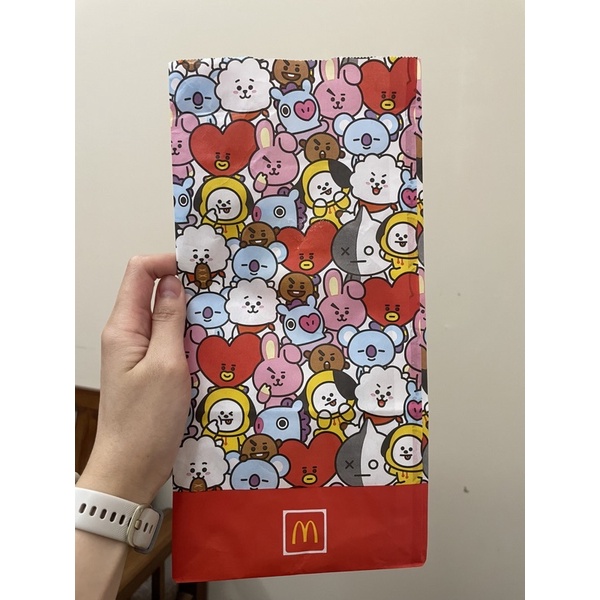 BT21x麥當勞紙袋 | 蝦皮購物
