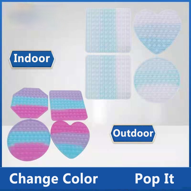 Big Size Change Color Pop It Push Bubble Fidget Toys Hot Adu | 蝦皮購物