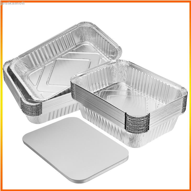 【YO】Aluminum Tray Food Containers Disposable Baking Pan Tin | 蝦皮購物