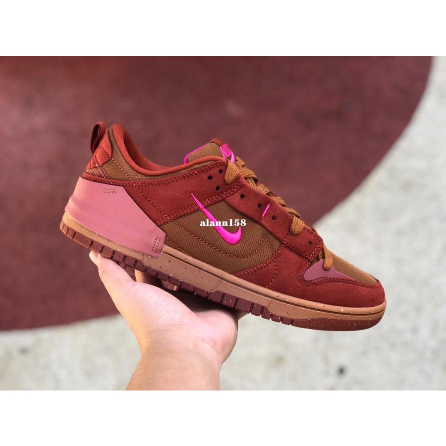 Nike Dunk Low Disrupt 2 石榴紅 棕紅 解構 滑板鞋DH4402-200 | 蝦皮購物