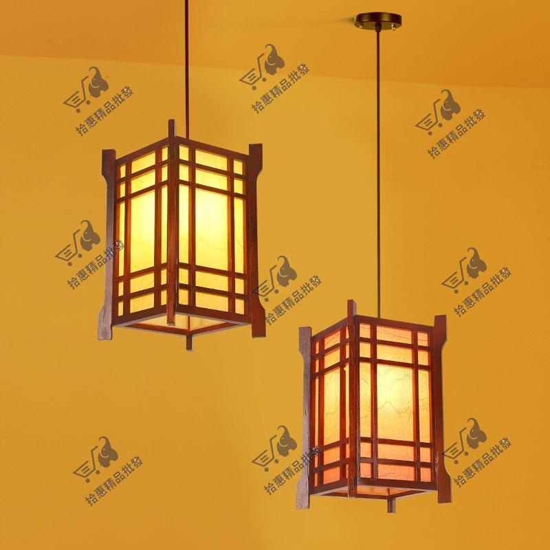 Shenglong燈飾⚡中式戶外仿古燈籠中國風室外庭院宮廷涼亭寺廟屋檐走廊木藝小吊燈 | 蝦皮購物