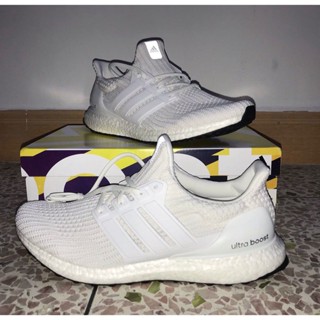 Adidas Ultra Boost 4.0 全白 天使白 立體 編織 BB6168 馬牌 輕量 慢跑 | 蝦皮購物