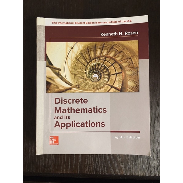 [離散] Discrete Mathematics and its Applications - 8th edition | 蝦皮購物