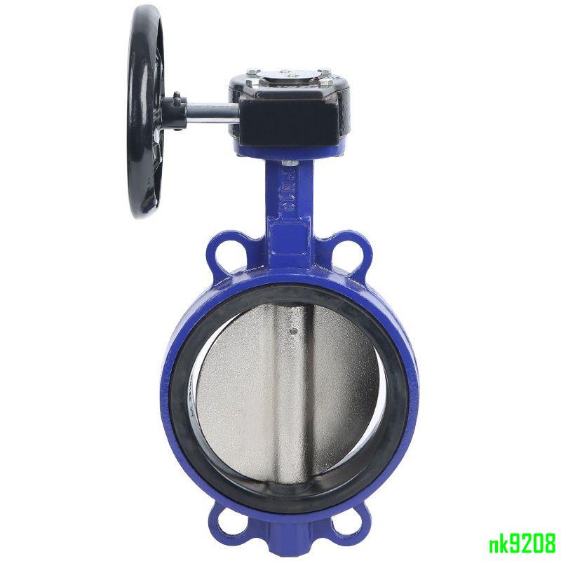 D371X-16手動渦輪對夾式蝶閥DN50 65 80 100 125 150 200 250 300 | 蝦皮購物