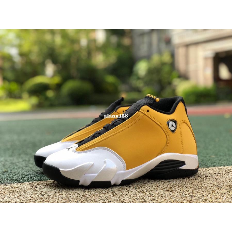 Air Jordan 14 Retro Ginger AJ14 黃白黑 法拉利 耐磨 籃球鞋487471-701 | 蝦皮購物