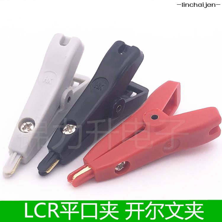 -linchaijen-鱷魚夾純銅鍍金正負兩級測試夾LCR開爾文夾電阻平口夾焊接式夾子工坊直營 | 蝦皮購物