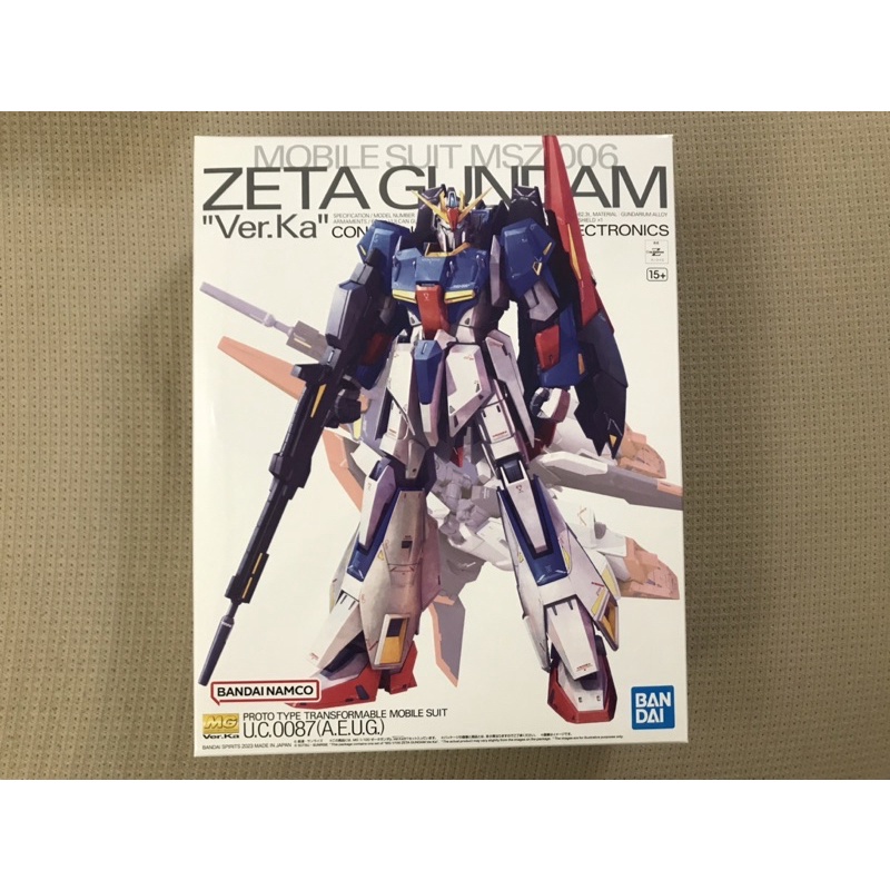 全新未組 僅開盒檢查 現貨 MG 1/100 Z鋼彈 Zeta Gundam Ver.Ka 20週年紀念 | 蝦皮購物
