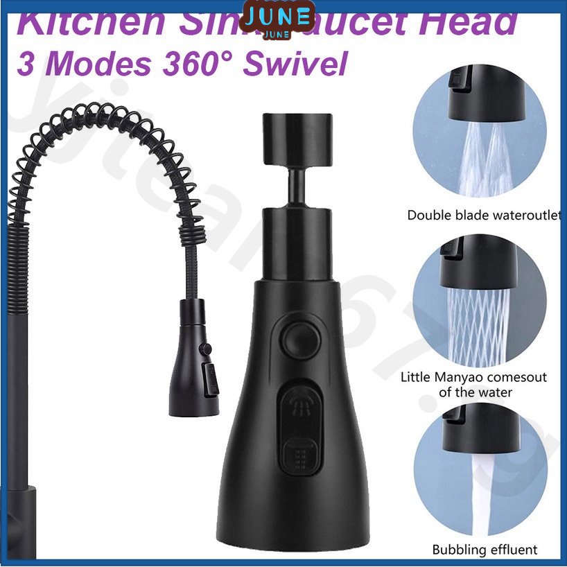 360° Rotate Universal Tap Faucet Aerator Extender with 3 Fun | 蝦皮購物
