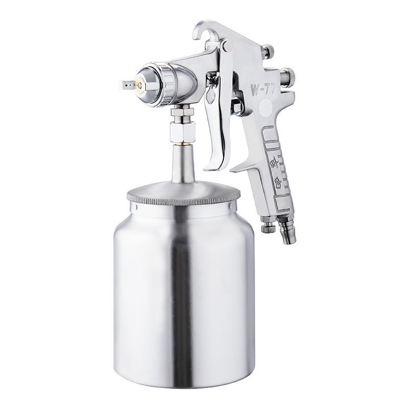 📌臺灣齣貨 w77-71噴槍 w-77噴漆槍 油漆噴槍 油漆噴漆槍 氣動噴漆槍 風動噴槍 噴漆機 乳膠漆 上壺 下壺 | 蝦皮購物