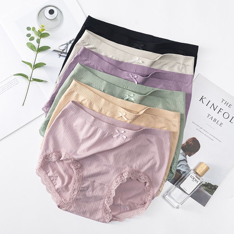 小鹿女裝📣S-7XL加肥加大碼內褲女200斤高腰中老年內褲提臀莫代爾女士蕾絲三角褲 | 蝦皮購物