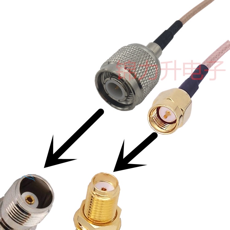 -linchaijen-RF射頻線連接線TNC-J公頭轉SMA-J公頭電纜同軸線線纜跳線延長線工坊直營 | 蝦皮購物