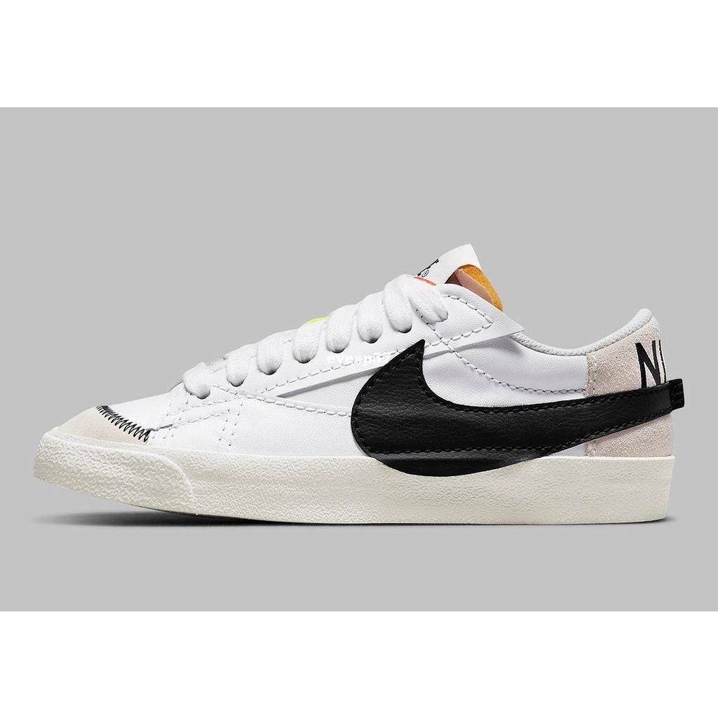 Nike Blazer Low 77 Jumbo 大勾 白黑時尚百搭休閒滑板鞋DQ1470-010 | 蝦皮購物