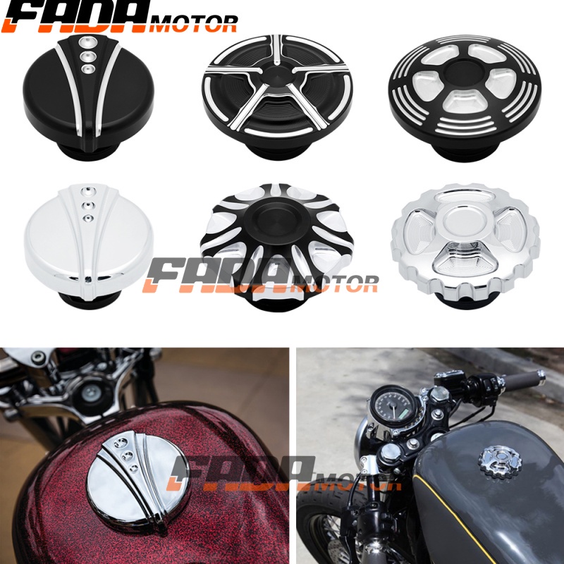 適用哈雷XL883 1200 X48 X72 路王 戴娜 肥仔 軟尾 改裝CNC油箱蓋不傷漆面 | 蝦皮購物