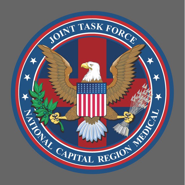 聯合特遣部隊國家首都地區醫療 指揮部 JTF CapMed 防水防曬3M貼紙 圓形徽章 尺寸88mm | 蝦皮購物