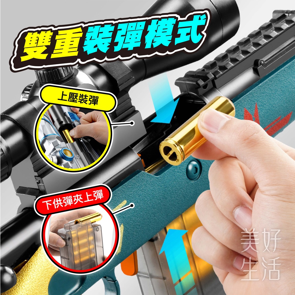 🔥台灣現貨速發🔥 AWM M24 軟彈槍 拋殼槍 狙擊槍玩具 EVA 安全軟彈 狙擊 槍玩具 美好生活 | 蝦皮購物