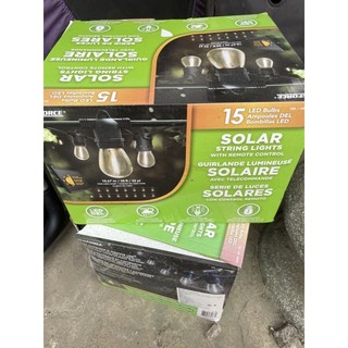 Sunforce 35 呎太陽能燈串 15燈座 Sunforce 35 ft String Light 15 Bulbs | 蝦皮購物