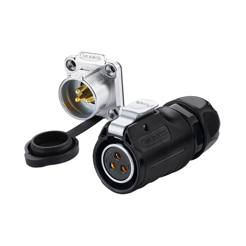 cnlinko凌科連接器 航空插頭LP20-2芯3芯4芯5芯7芯9芯12芯LED反裝 | 蝦皮購物