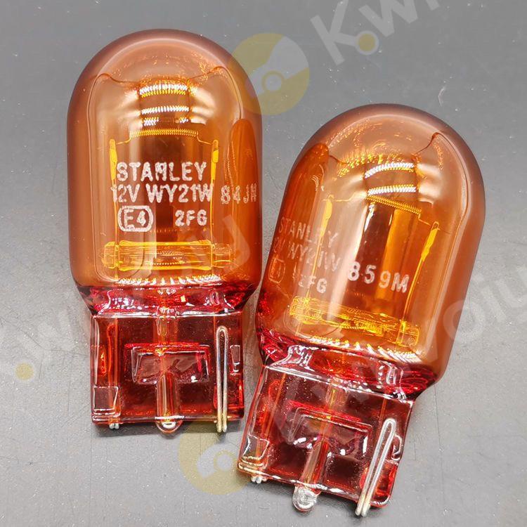 台灣好貨斯坦雷 STANLEY 12V WY21W E4 2FG T20 1881Y 單絲琥珀色轉向燈泡 | 蝦皮購物